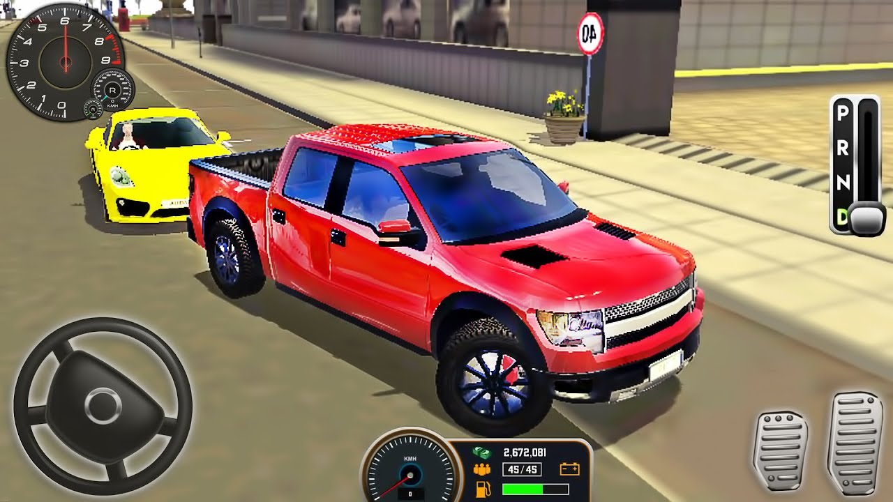 Driving Pickup Truck Ford F-150 - Driver’s License Course Simulator ...