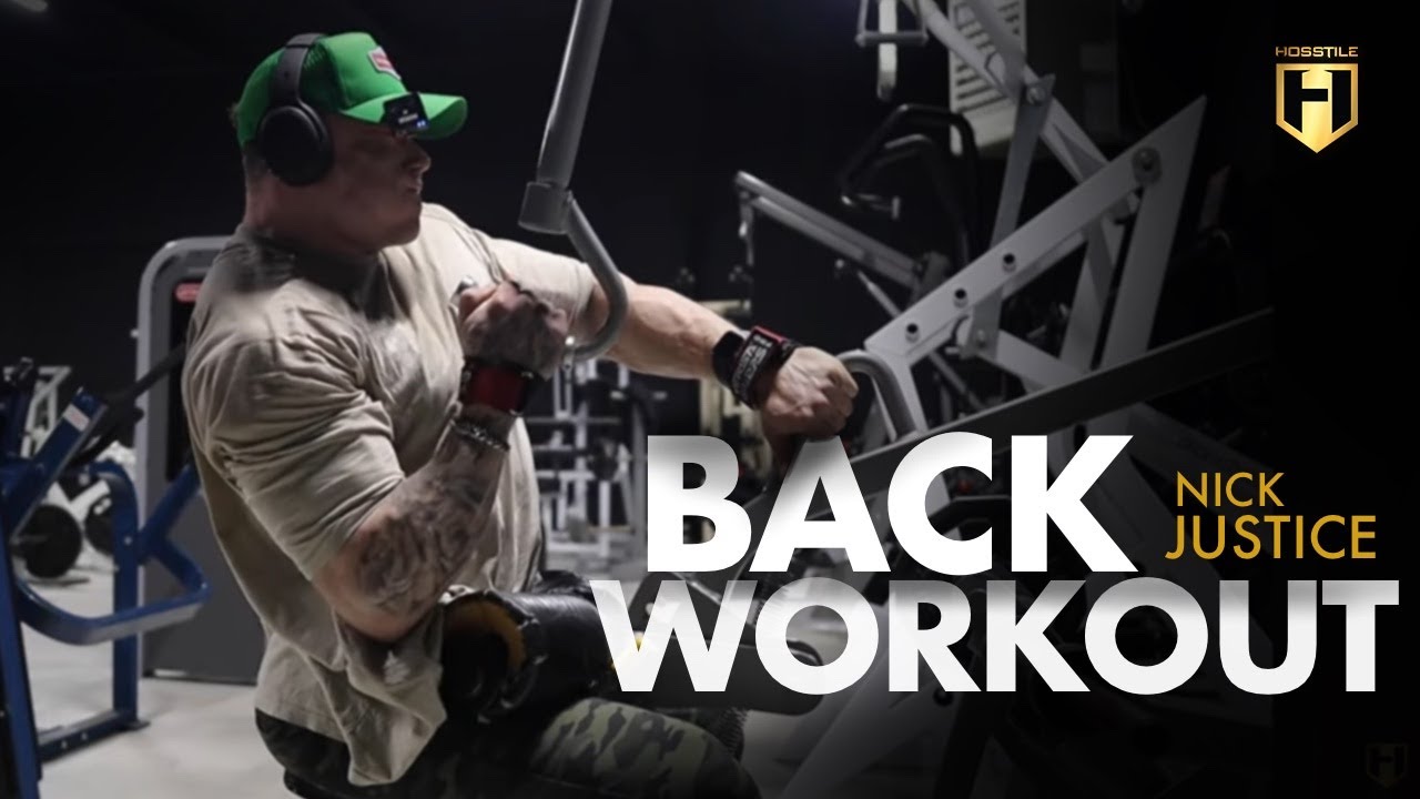 Back Workout with NPC Competitor Nick Justice | 5 Weeks Out | HOSSTILE ...