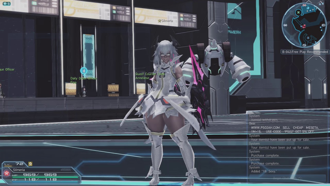 Sexy Emote PSO2 - YouTube