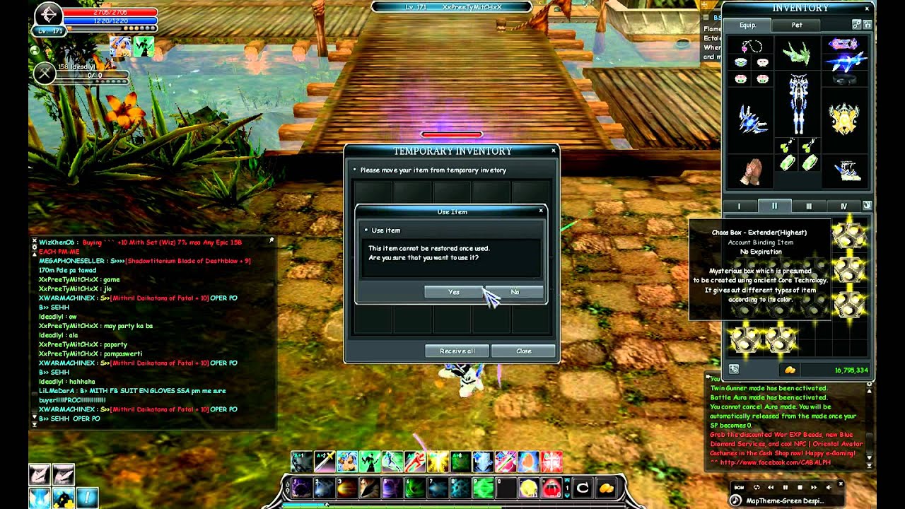 CHAOS BOX EXTENDERS CABAL PH - YouTube