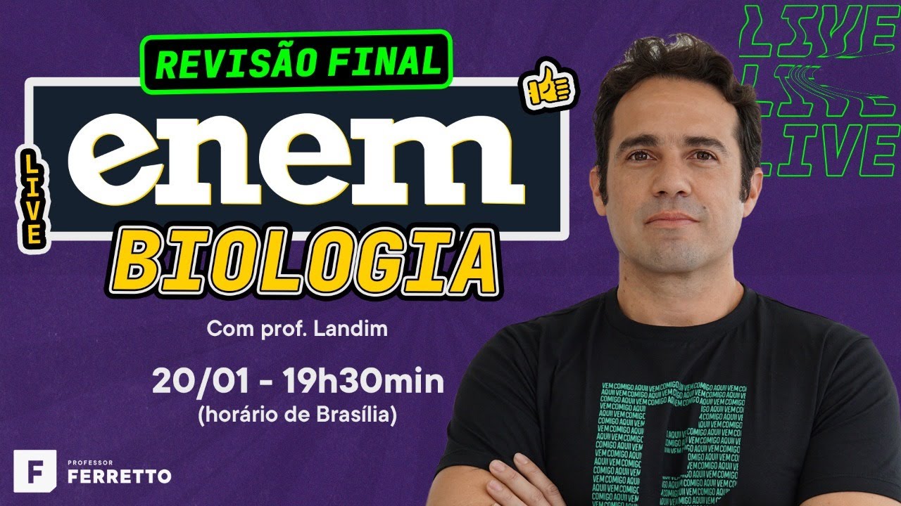 Revisão final para o ENEM - Biologia - Prof. Landim - YouTube