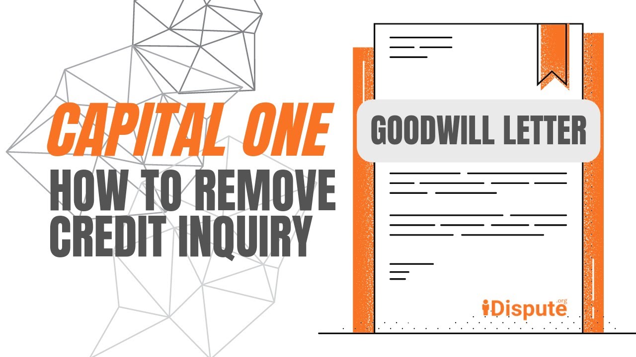 How to Remove AN AUTHORIZED Inquiry from Capital One - I Dispute ...