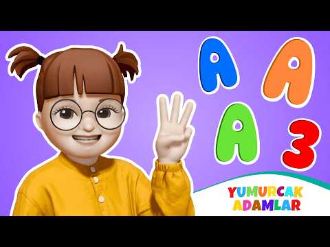 Alfabe Şarkısı - 3 Kere aaa 3 Kere bbb - Alfabe Tekerlemesi - Nursery Rhymes