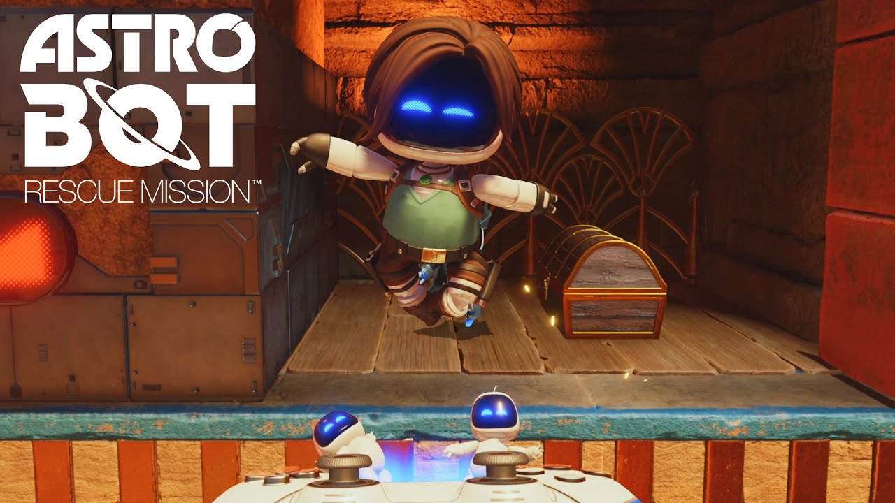 Astro Bot - Part 5 - SAVING LARA CROFT | PS5 Gameplay - YouTube