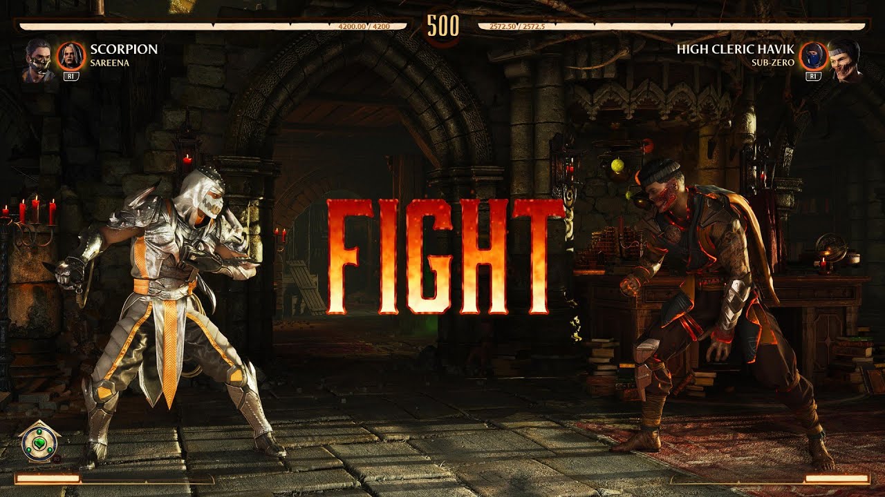 Scorpion Vs High Cleric Havik MORTAL KOMBAT 1 High Cleric Havik MK1 ...
