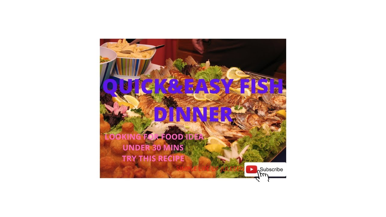 Simple & Easy Healthy Family Fish Dinner - YouTube