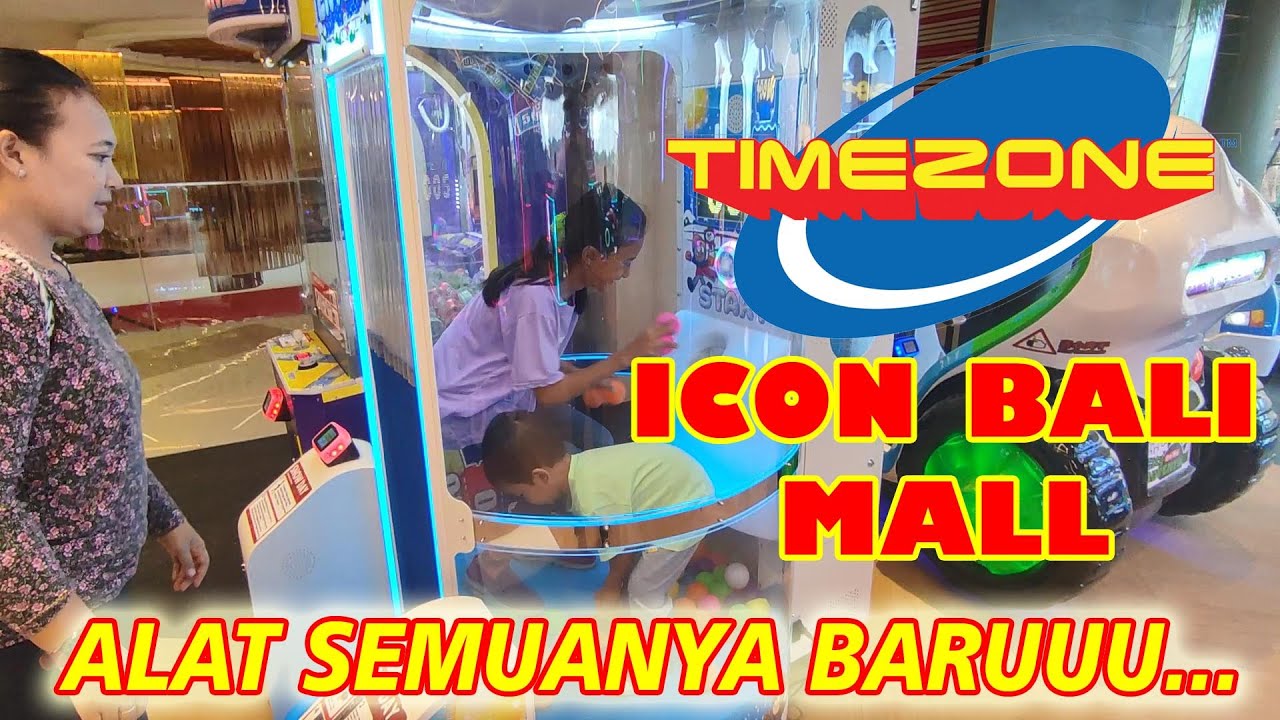 TIMEZONE ICON BALI MALL!!! Alat-alatnya semua baru dan permainan model baru... - YouTube