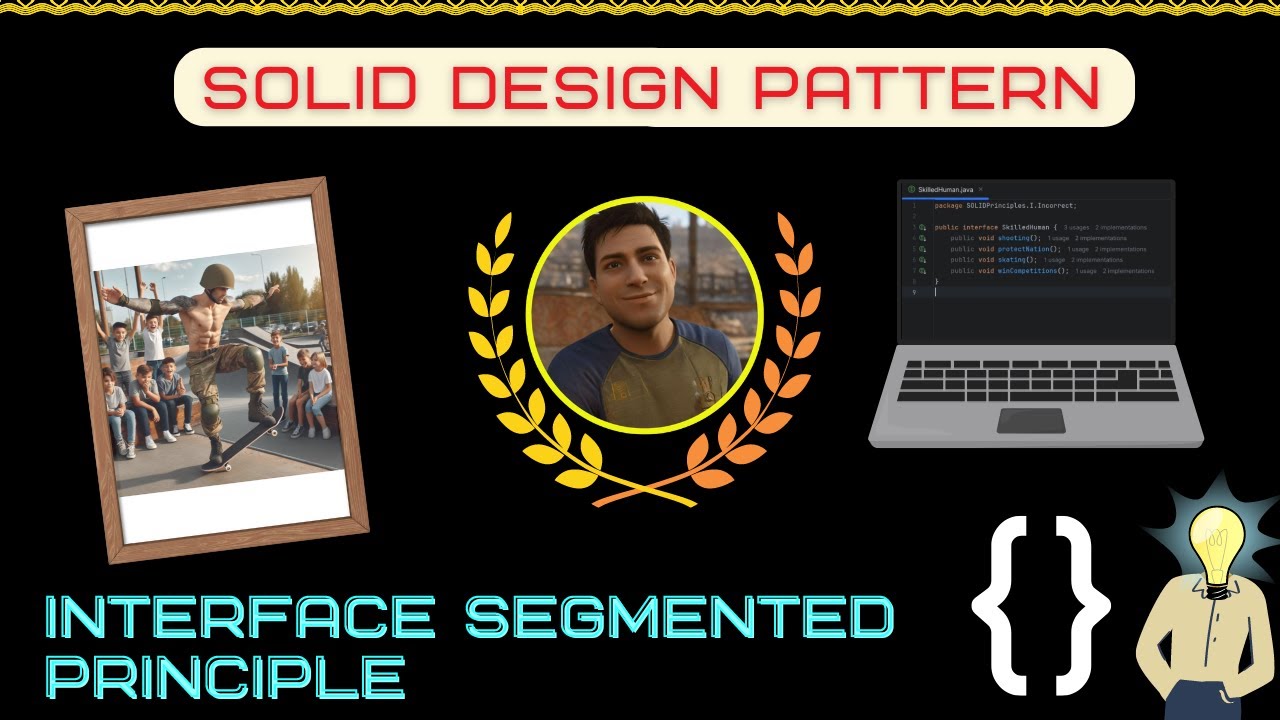 Interface Segmented Principle || Solider and Skater Example || SOLID ...