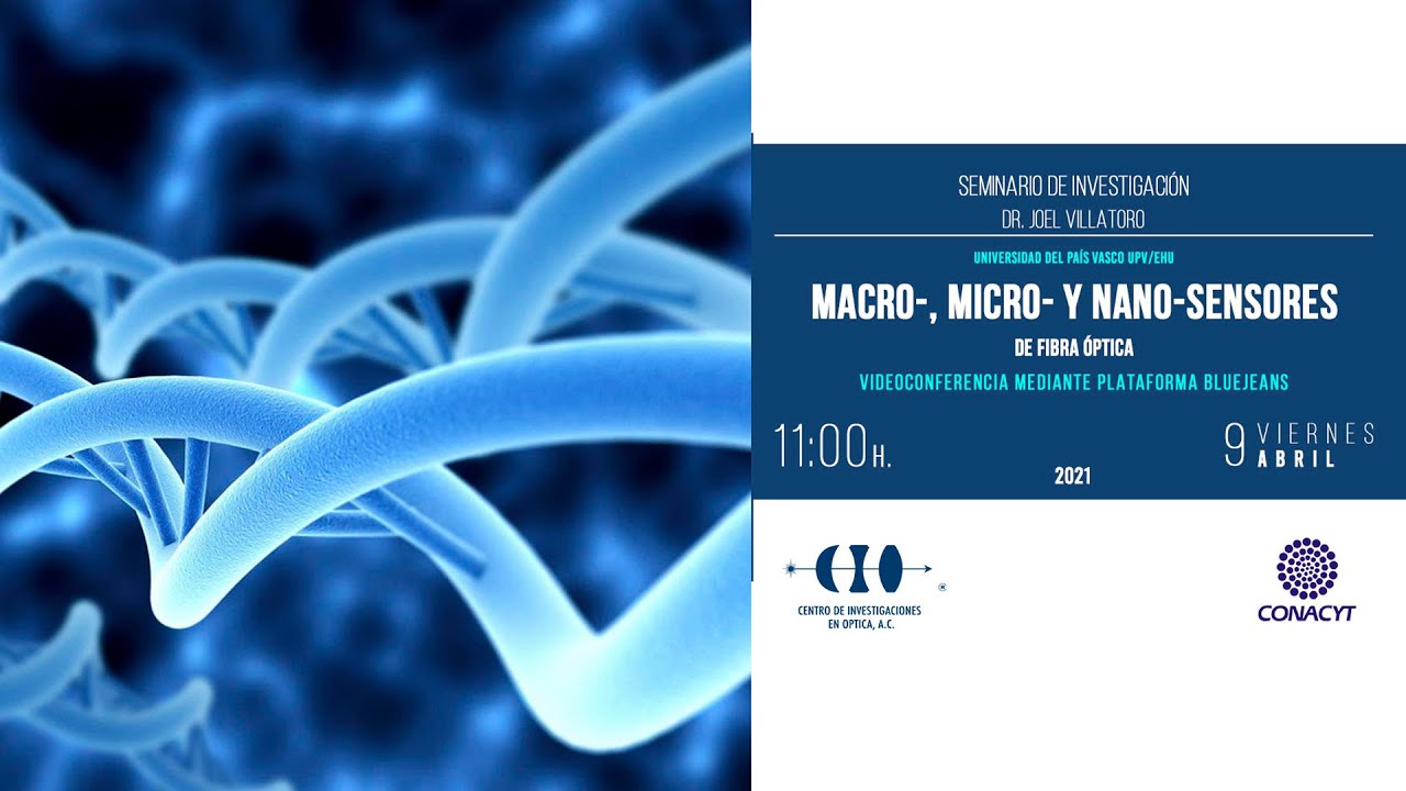 Seminario Macro-, Micro- y Nano-Sensores de Fibra Óptica. Dr. Joel ...