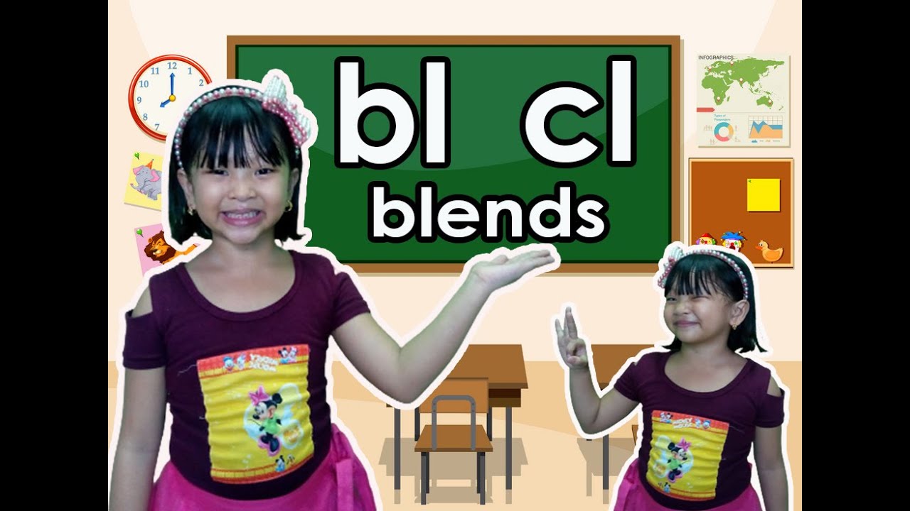Consonant Blends|| bl and cl blends - YouTube
