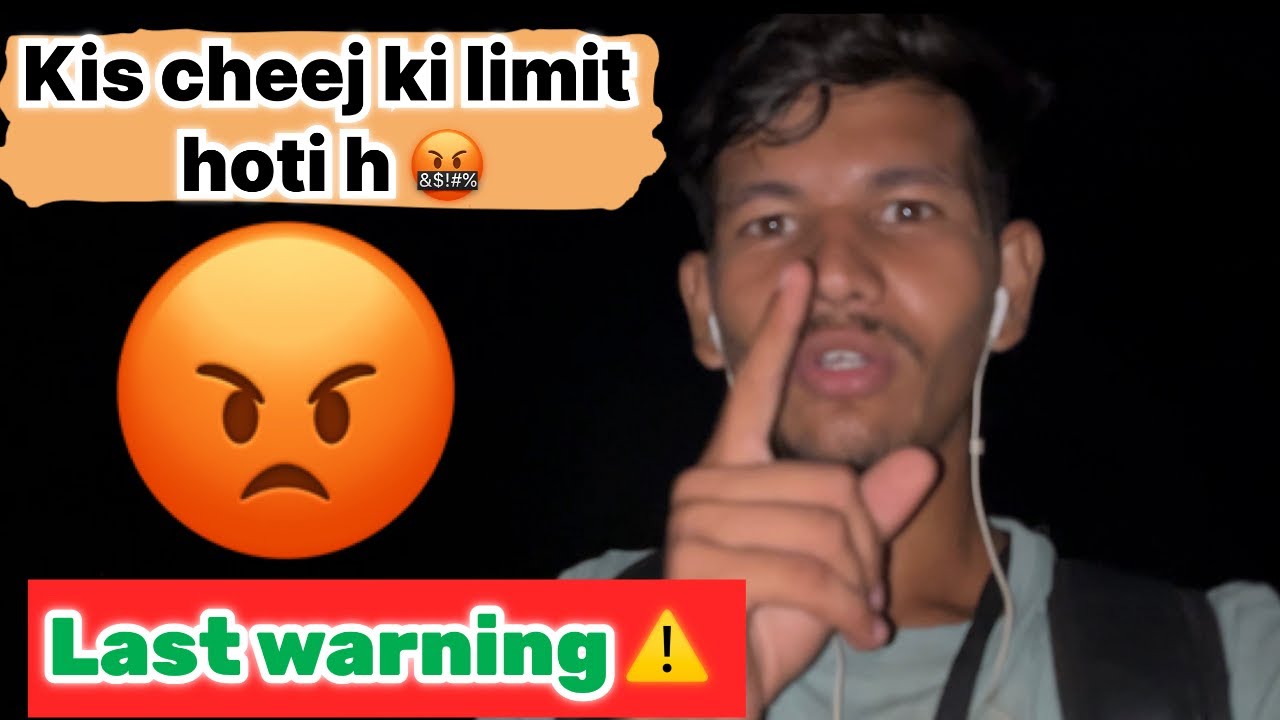 Limit hoti h kisi cheez ki 🤬 || Bhoot Ho Gaya 😠 || Vishu Vats - YouTube
