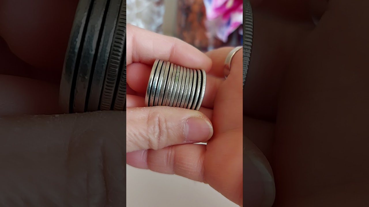 Coins: Canada quarters without ridges - YouTube