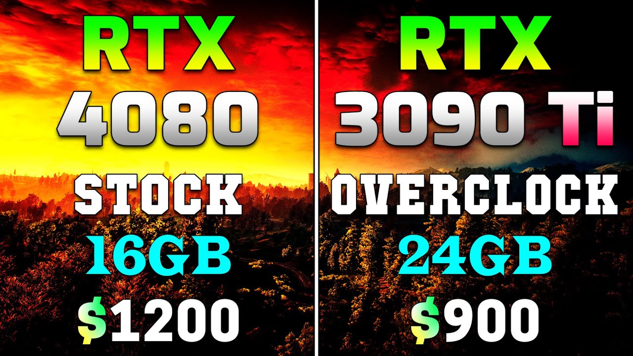 RTX 4080 16GB @Stock vs RTX 3090 Ti 24GB @OC | PC Gameplay Tested - YouTube