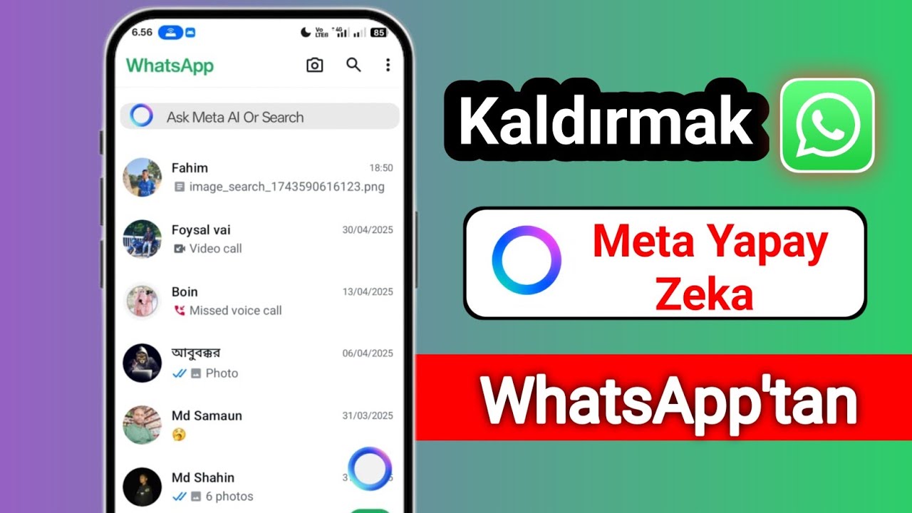 WhatsApp'tan Meta AI Nasıl Kaldırılır Yeni Yöntem (2025), - YouTube