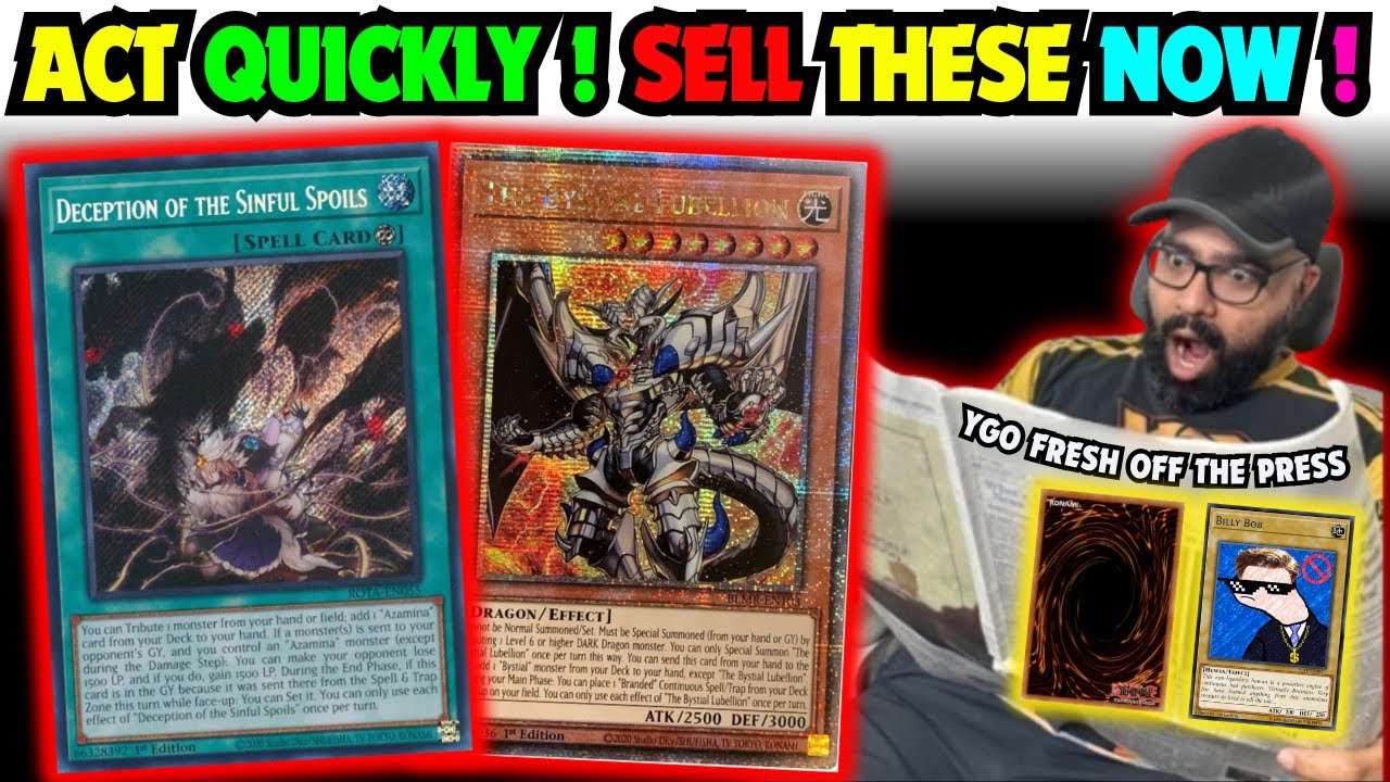 ACT QUICKLY, SELL THESE YUGIOH CARDS NOW! - Yu-Gi-Oh! Market Watch ...
