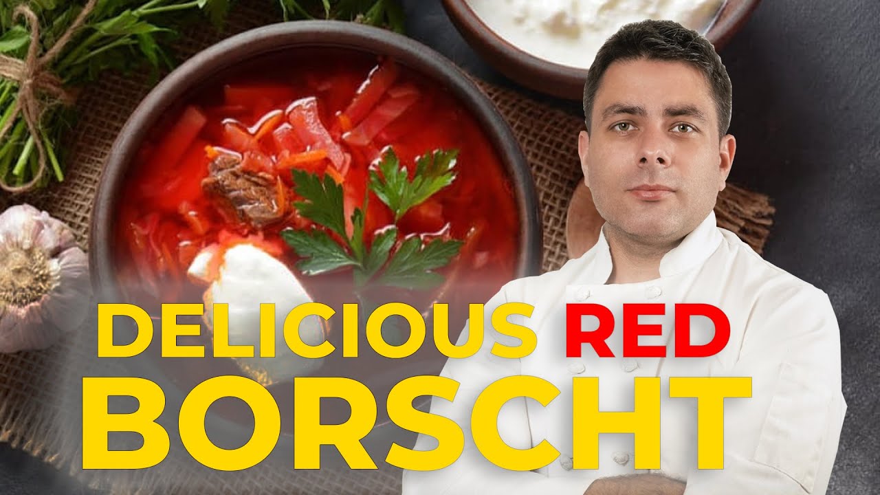 How to cook Ukrainian red borscht with Eugene! - YouTube