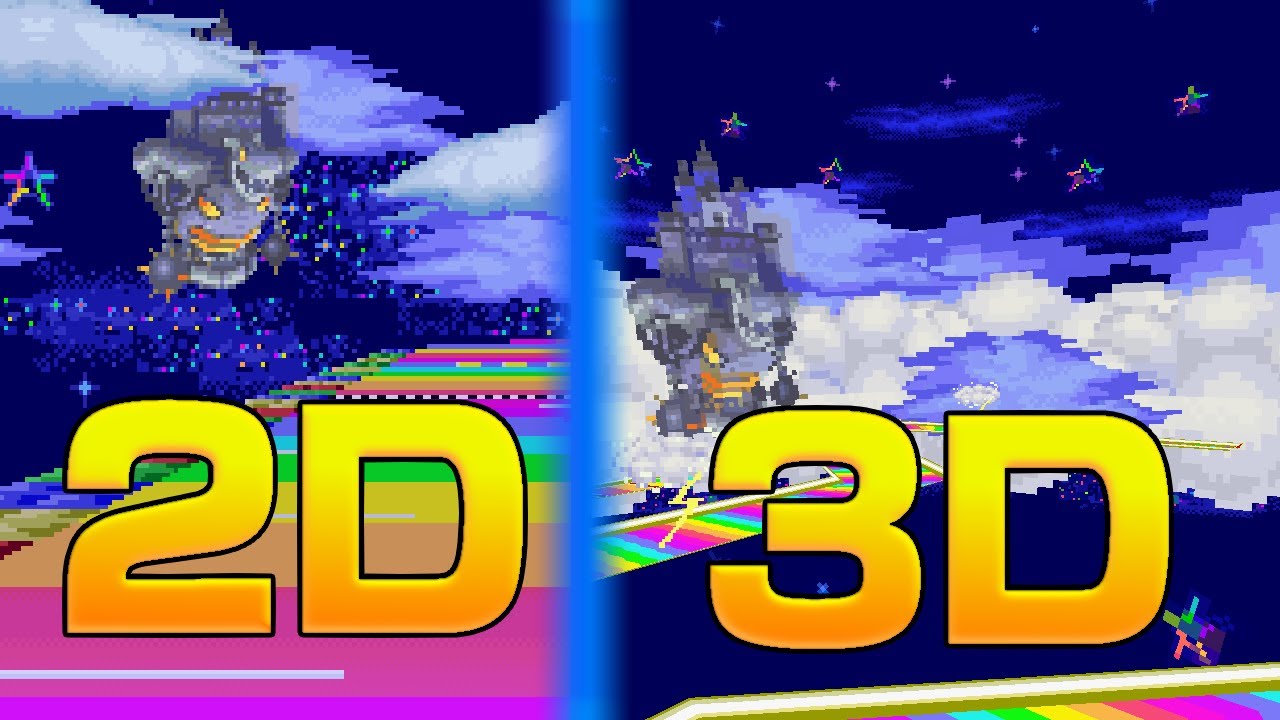 [Mario Kart Wii Mods] GBA Rainbow Road by Cats4Life - YouTube