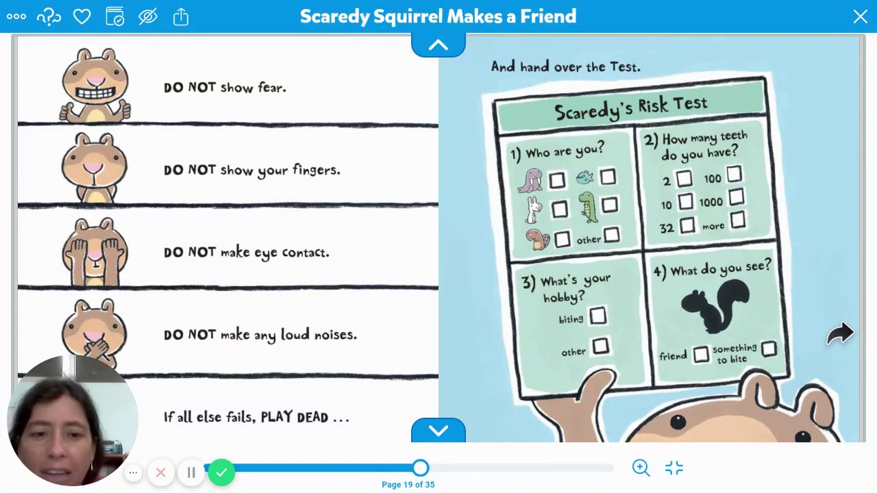 Scaredy Squirrel Makes a Friend - YouTube