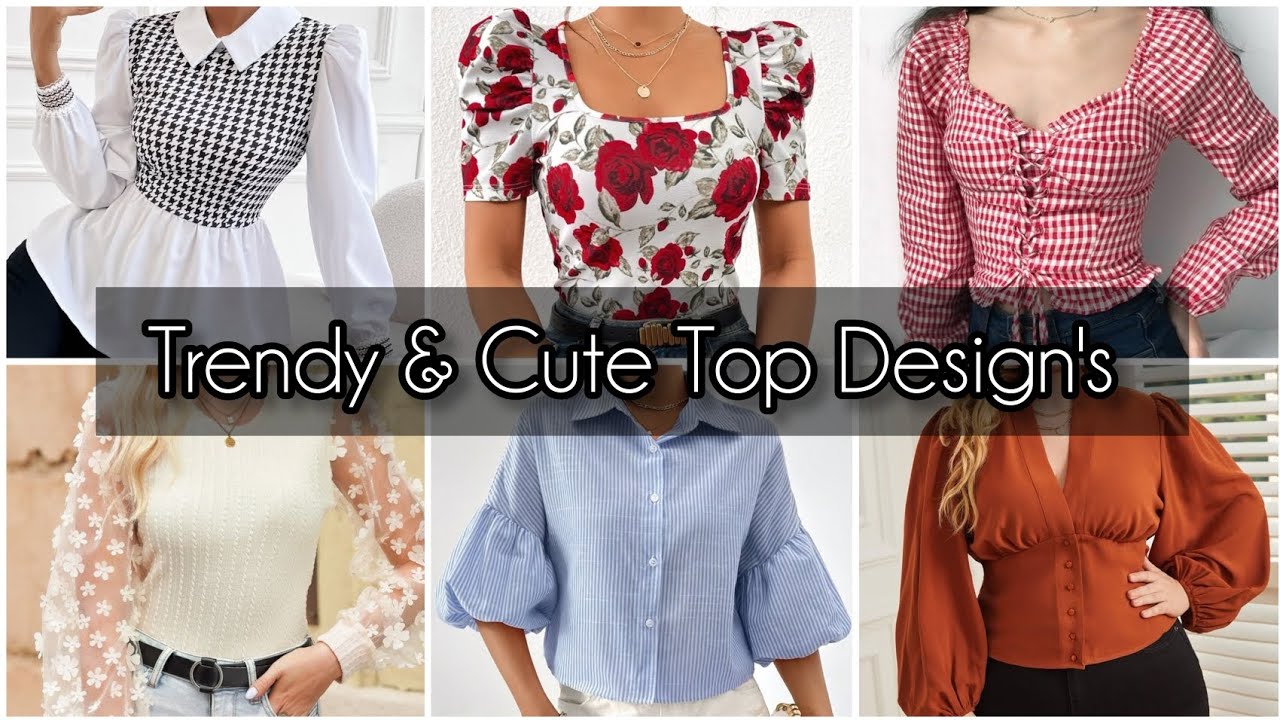 Trendy & Cute Top Design's 😍🤩 || Stylish & Beautiful Designs 🤩😱 ...