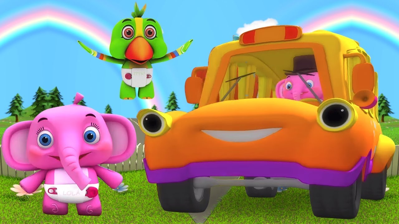 Roues sur le bus | Chanson enfantine | Rimes pour bébés | Rhymes in ...