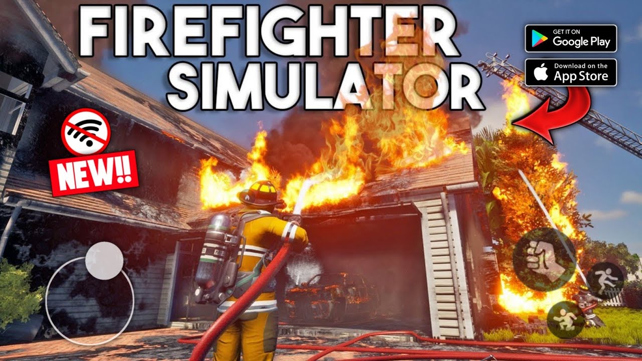 NEW HIGH GRAPHICS FIREFIGHTER SIMULATOR MOBILE GAME! (Android) - The ...