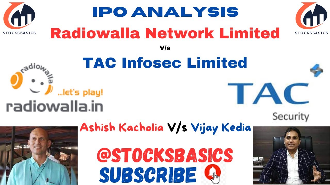 SME IPO analysis I Radiowalla I TAC Infosec I Ashish Kacholia I Vijay ...