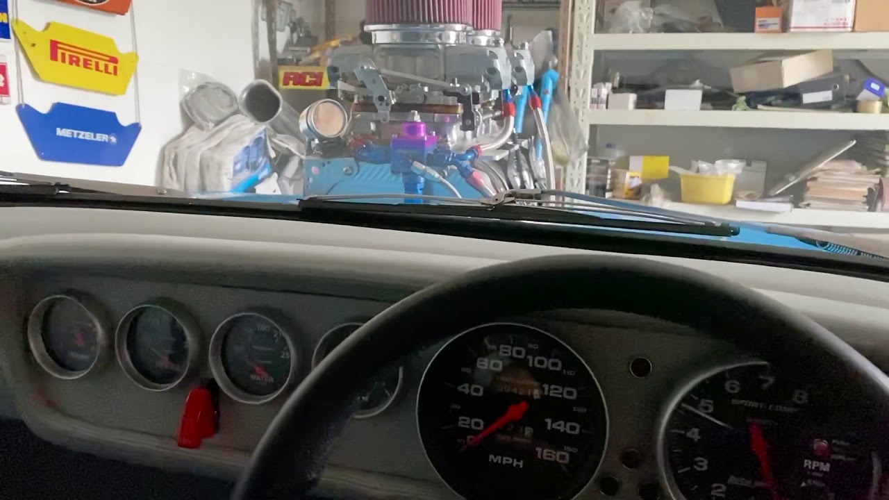 How To Start a Supercharged Carbureted Engine, 351c 6/71 Blower - YouTube