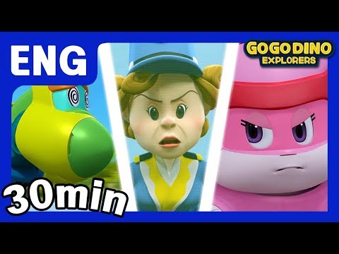 🌟 [Season 3] GoGo Dino Explorers ENG 3편 모아보기 2 🌟 / Marathon / dinosaur / GOGODINO