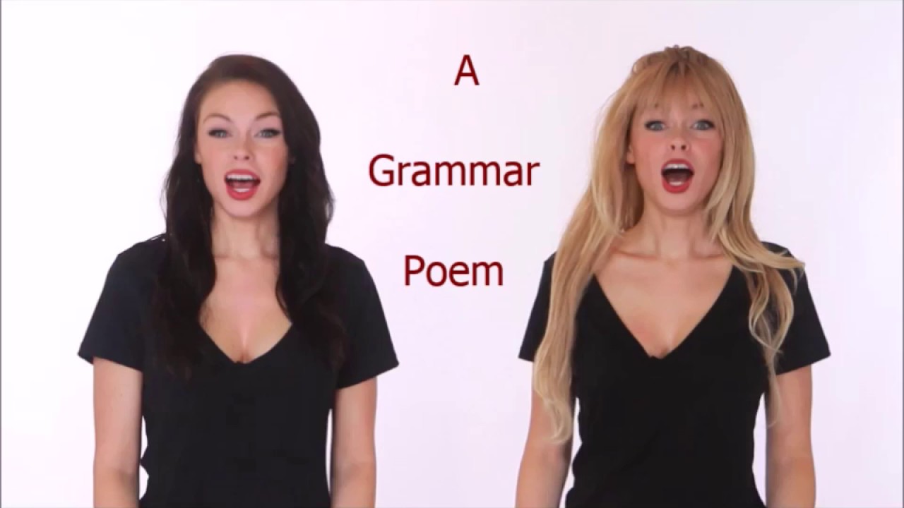 A Grammar Poem - YouTube