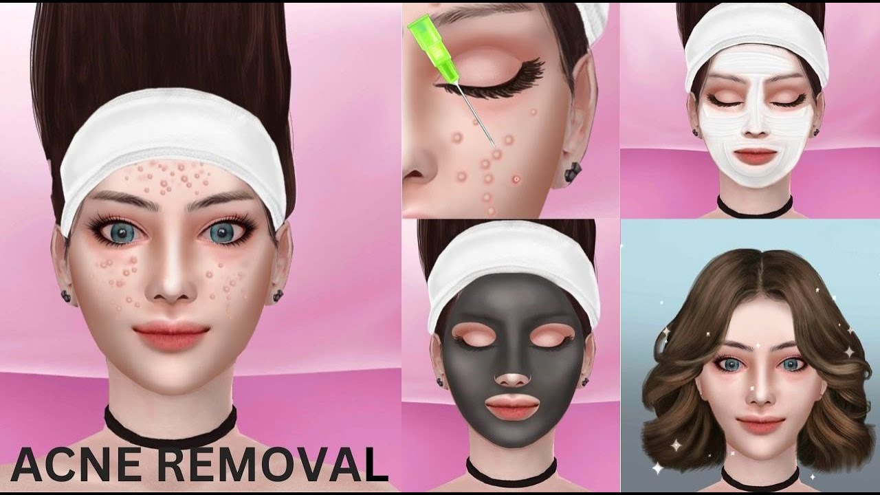 ASMR Acne Removal Animation | Acne Removal Treatment at Home | ASMR ...