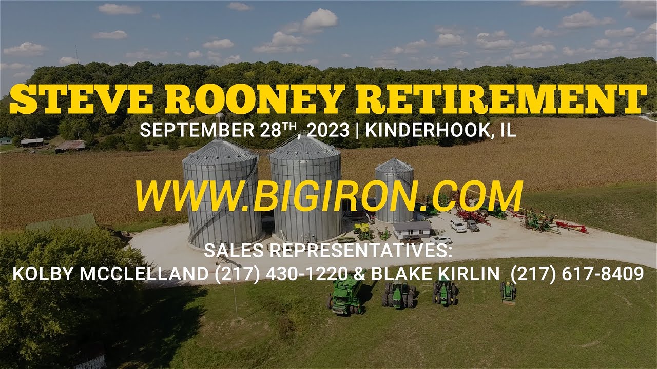 Steve Rooney Retirement | September 28, 2023 - BigIron Auctions - YouTube
