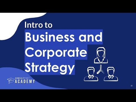 Intro to Business and Corporate Strategy | Business + Corporate ...