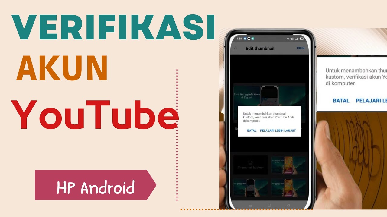 Verifikasi akun youtube - YouTube