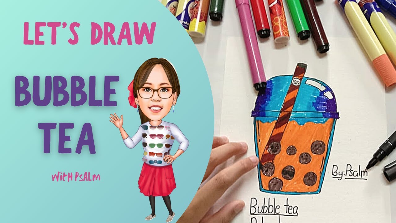 HOW TO DRAW | BUBBLE TEA - YouTube