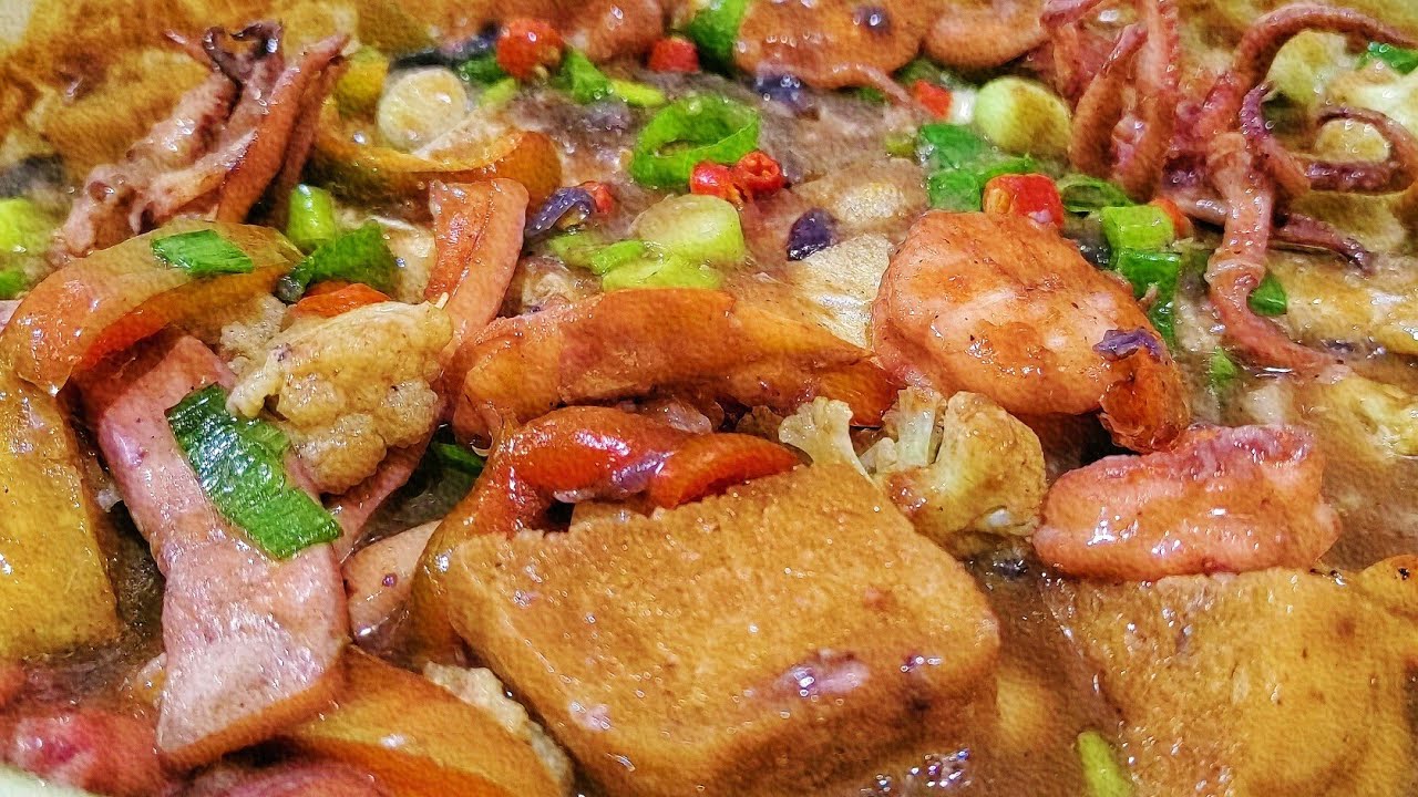 PAMPANO FISH, SHRIMP AND SQUID RECIPE || SPICY RECIPE. RESTAURANT STYLE ...