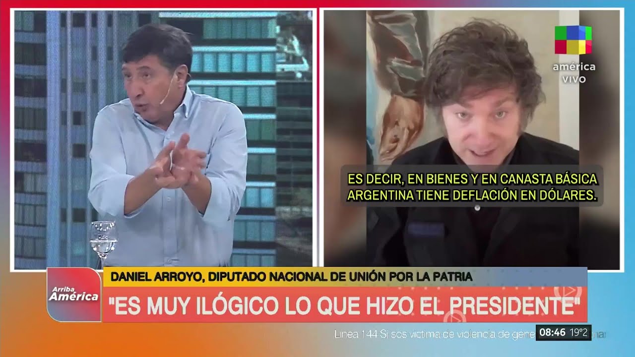 Repercusiones por $LIBRA | Daniel Arroyo: "Es muy ilógico lo que hizo el presidente" - YouTube