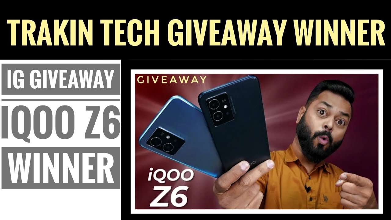 TRAKIN TECH | GIVEAWAY WINNER | IG LIVE - YouTube