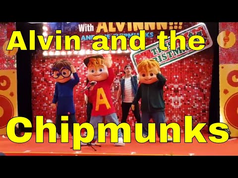 Alvin and the Chipmunks Simon and Theodore @ Bedok Mall Singapore 2017