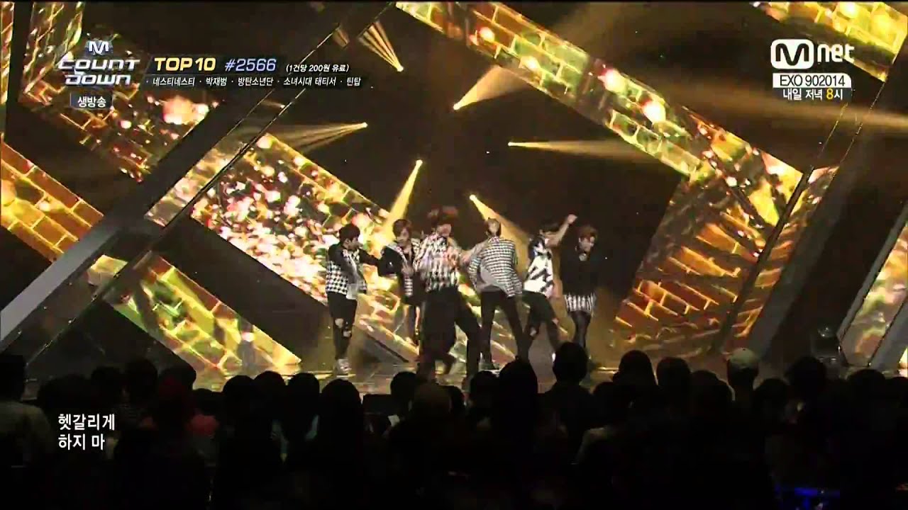 140925 M!Countdown 방탄소년단 - Danger (goodbye stage) by나나 - YouTube