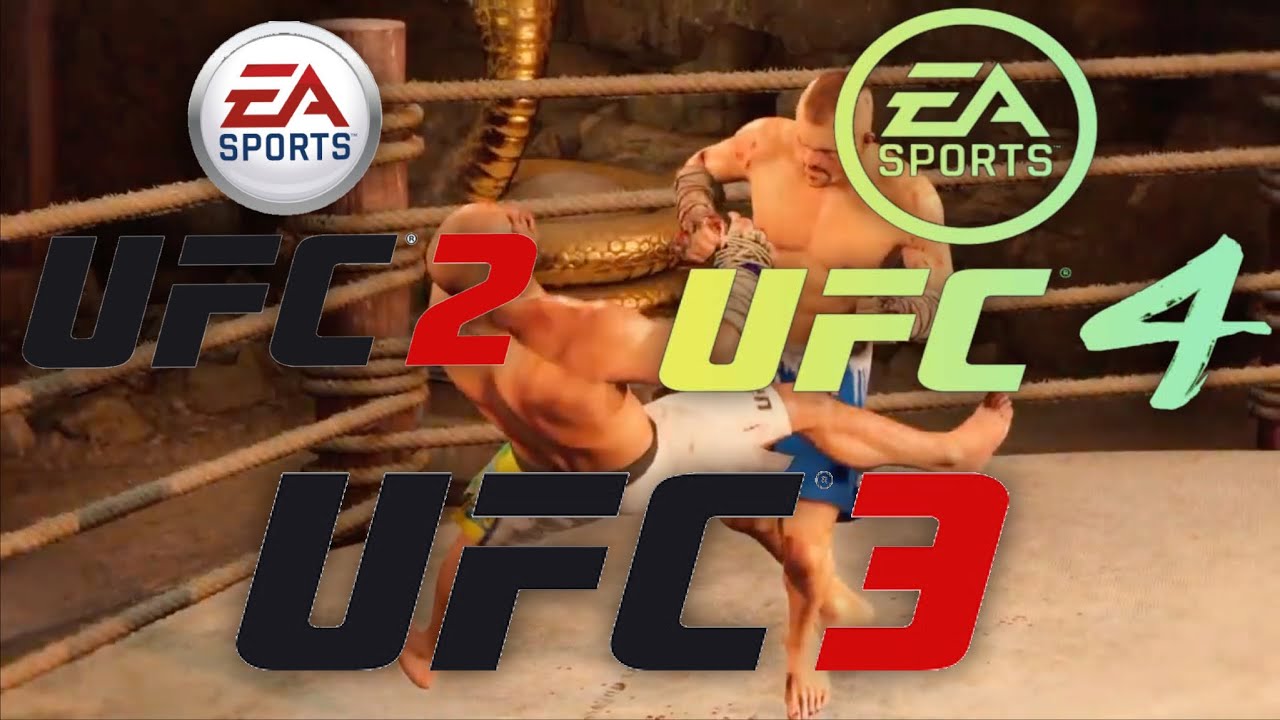 EA: UFC 2 vs UFC 3 vs UFC 4 Knockout Animation Comparison! - YouTube