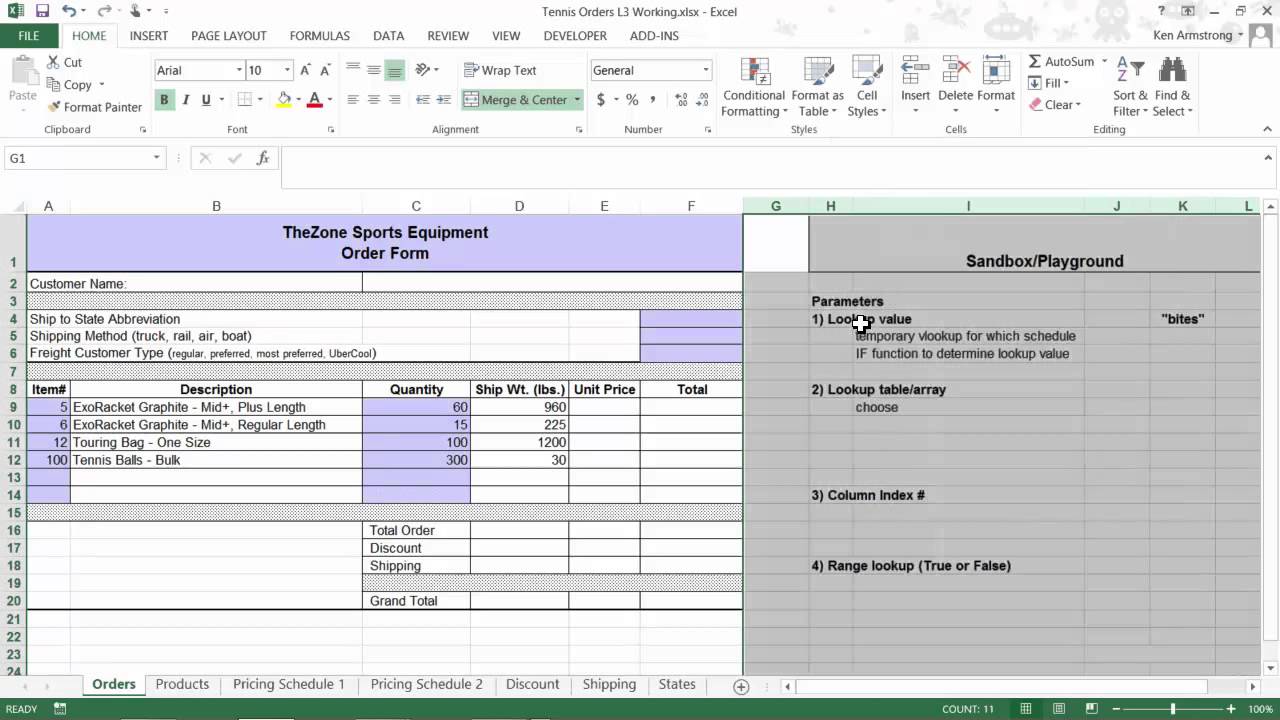 FSU Spreadsheets Lesson5 Level3 Pt2 - YouTube