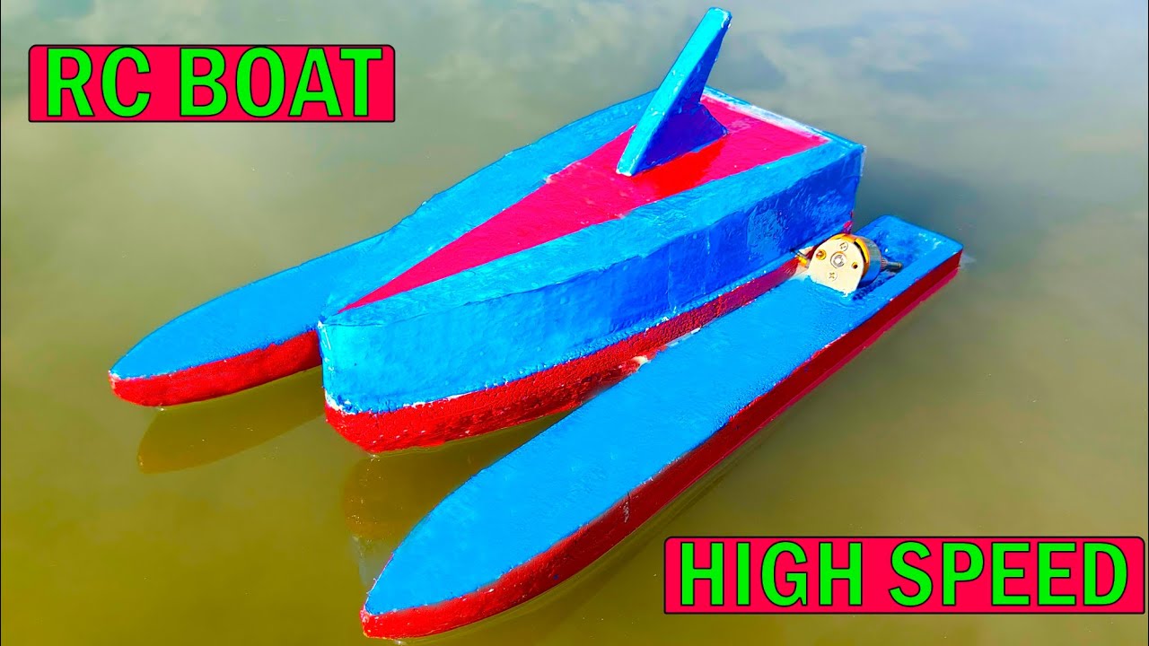 How To Make RC Boat At Home - YouTube
