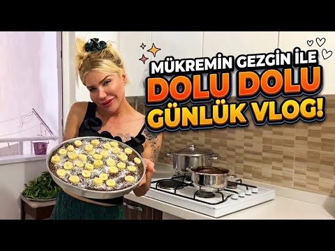 MÜKREMİN GEZGİN İLE GÜNLÜK VLOG! PASTA TARİFİ,MAKYAJ,TEMİZLİK,GEZME,BOL SOHBET #mükremingezgin #vlog