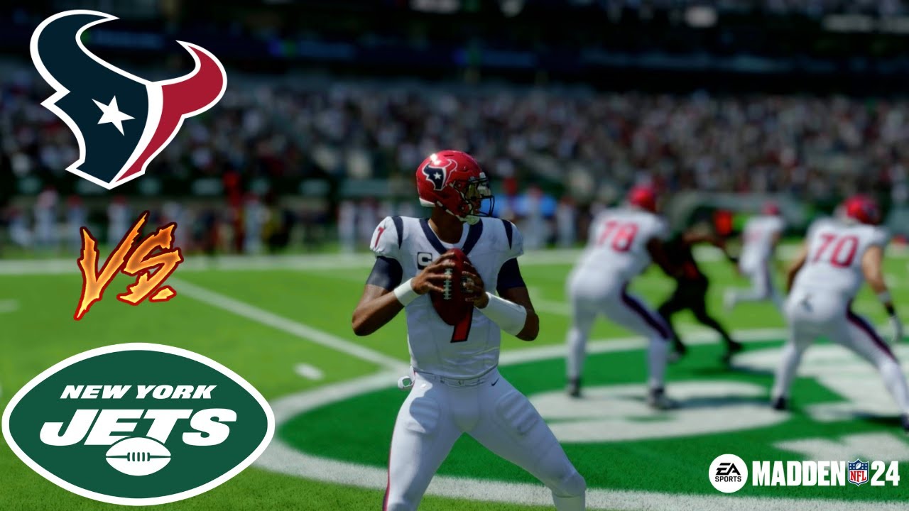 Jets vs Texans - Madden NFL 24 - (XBOX ONE SERIES S) - YouTube