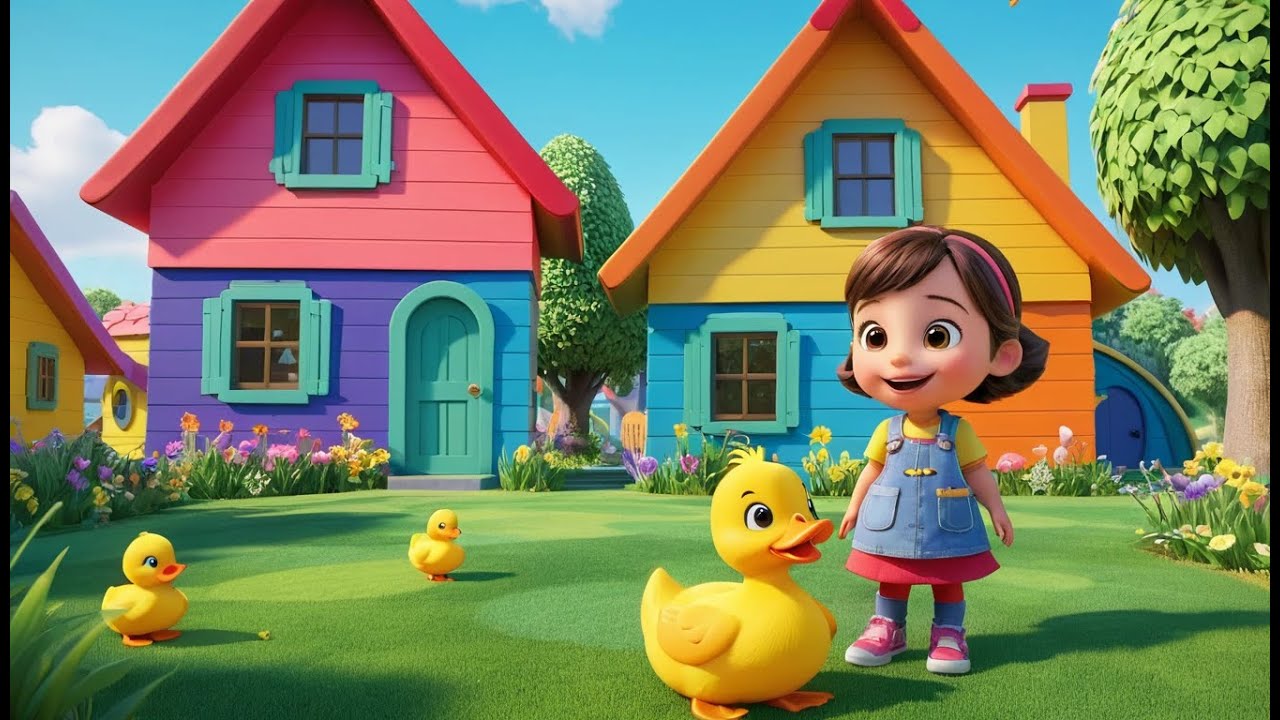 Quack Quack Yellow Duck | Cheerful Duck Song for Toddlers | Fun Nursery ...