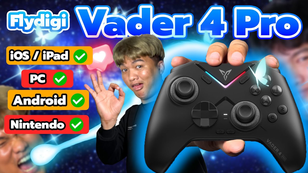 รีวิว Flydigi Vader 4 Pro | จอยที่เล่นได้ทุก Platforms กับการปรับแต่ง ...