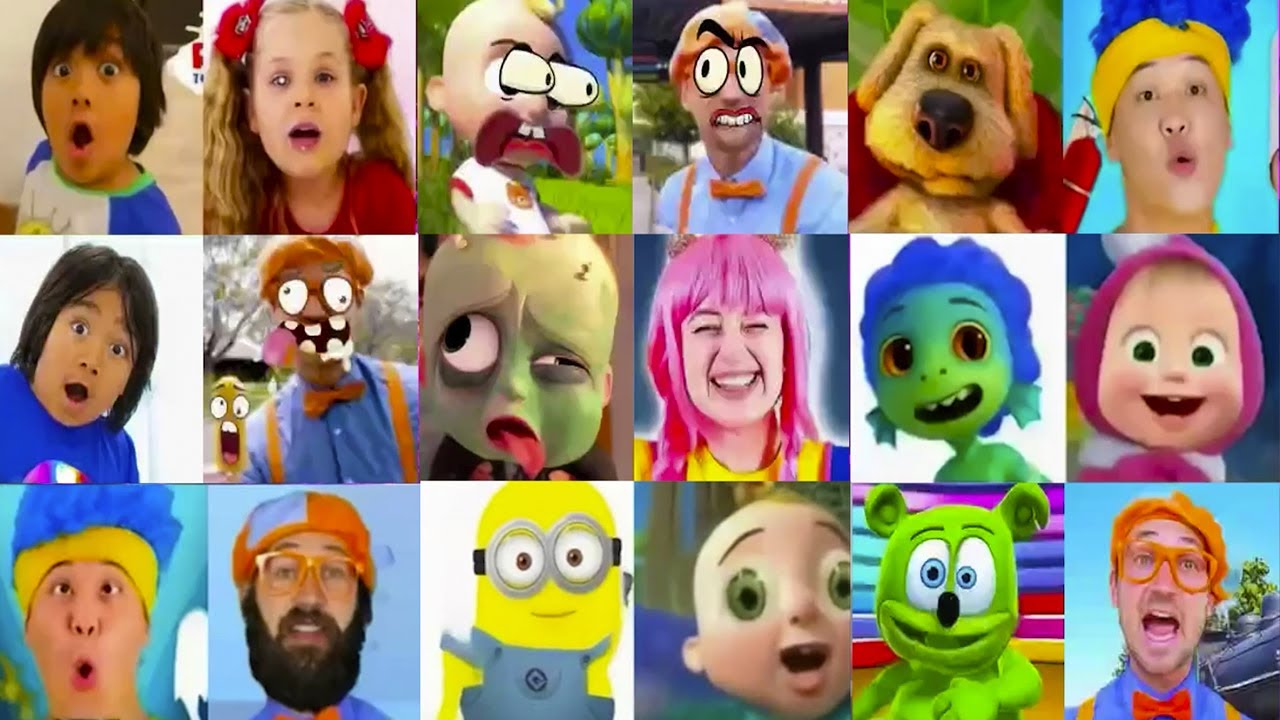 Blippi - Ryan’s World - Cocomelon - D Billions - KulikiTaka ti №8 - YouTube