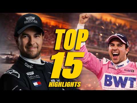 ¿CUÁL ES EL MEJOR? CHECO PÉREZ CUMPLE 15 AÑOS EN F1 Y ESTOS SON SUS MOMENTOS IMBORRABLES
