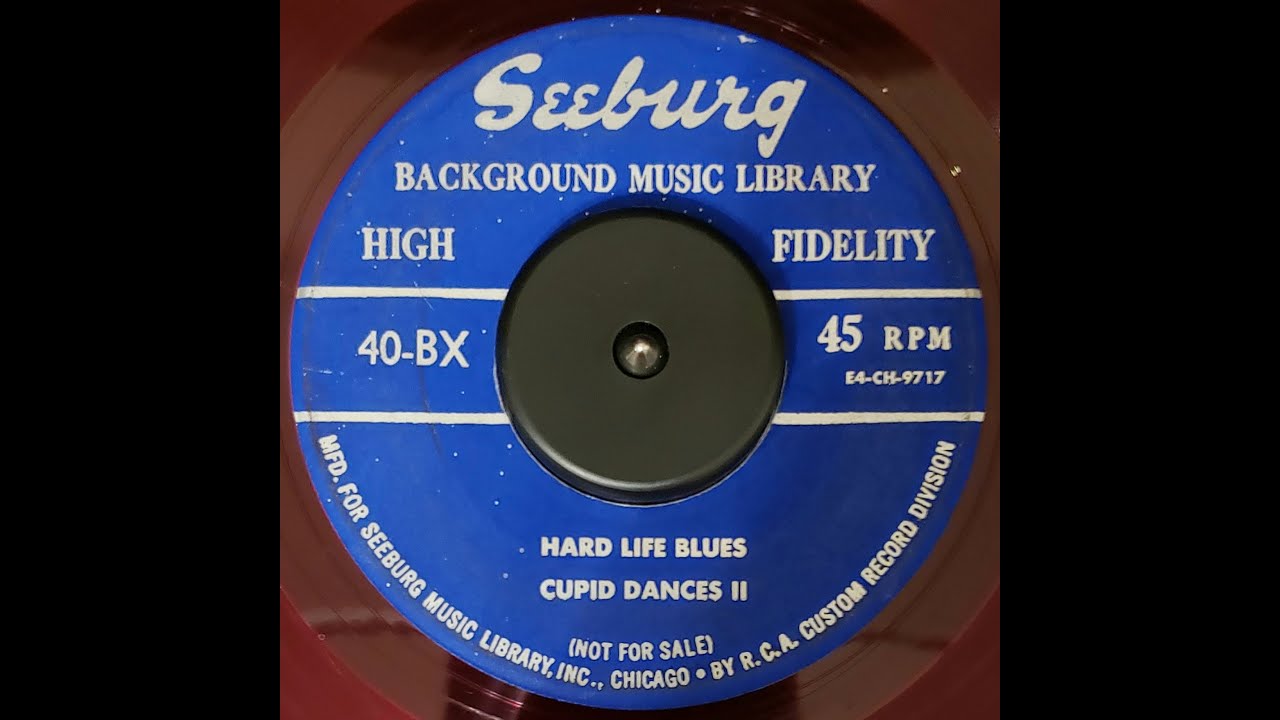 Rare 1954 Seeburg Background Music Record - Hard Life Blues (Mono) (Ver ...