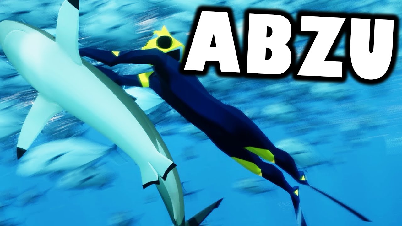 ABZU - HOLDING ON TO SHARKS AS THEY HUNT FISH (Abzu Gameplay) - YouTube